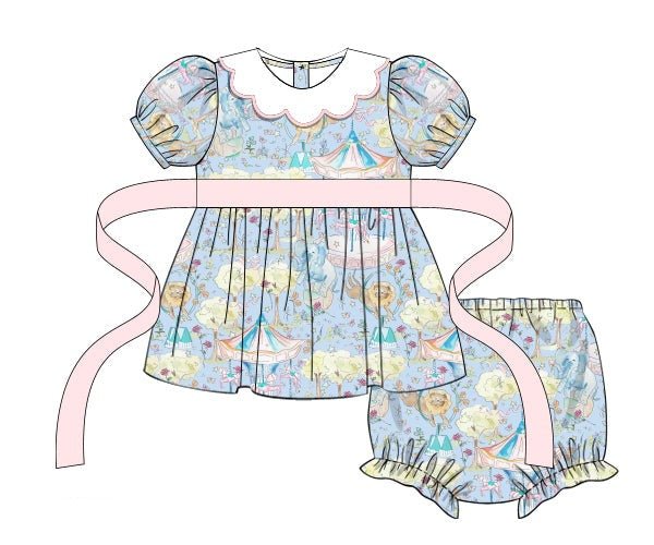 Life's a Circus - Girls Bloomer Set